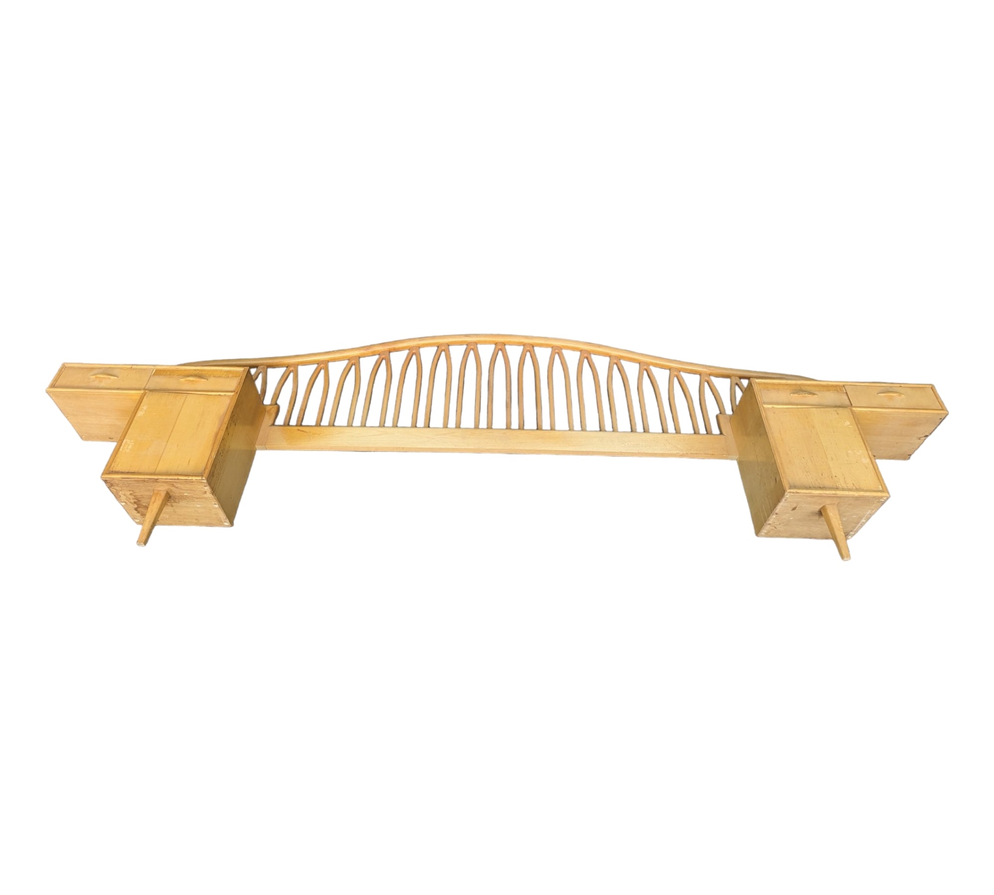 Pre order - Australian MCM bed head by Rudowski in golden teak ...