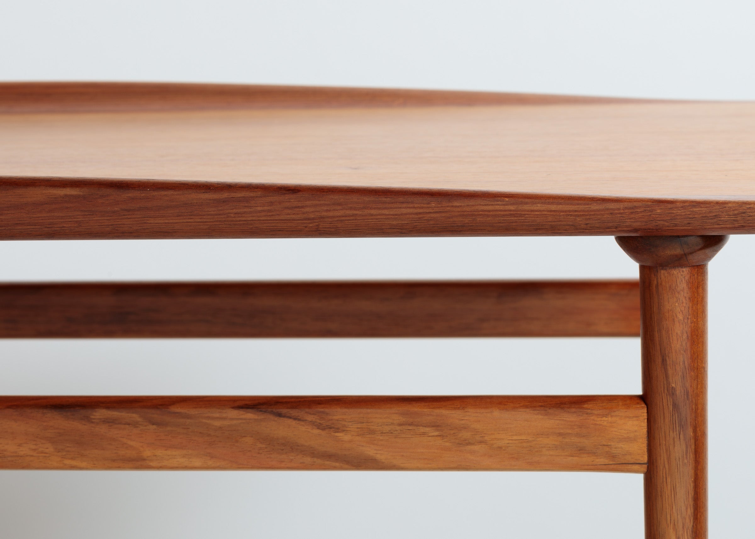 Original rare Featherston lip coffee table fully restored teak ...