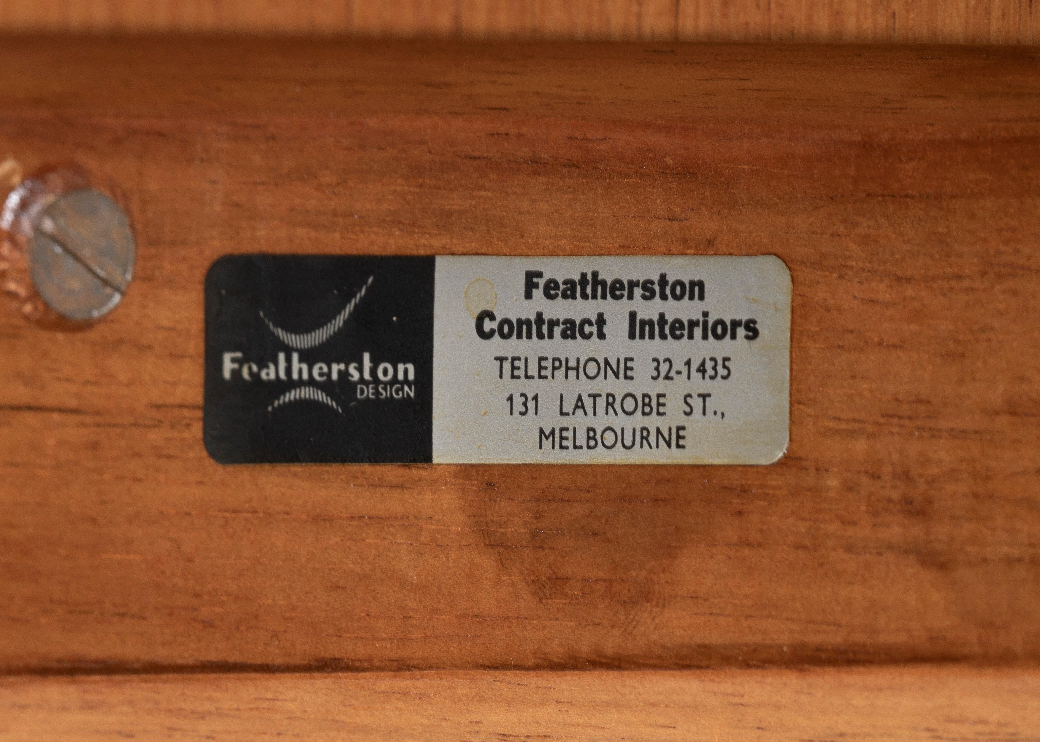 Original rare Featherston lip coffee table fully restored teak ...