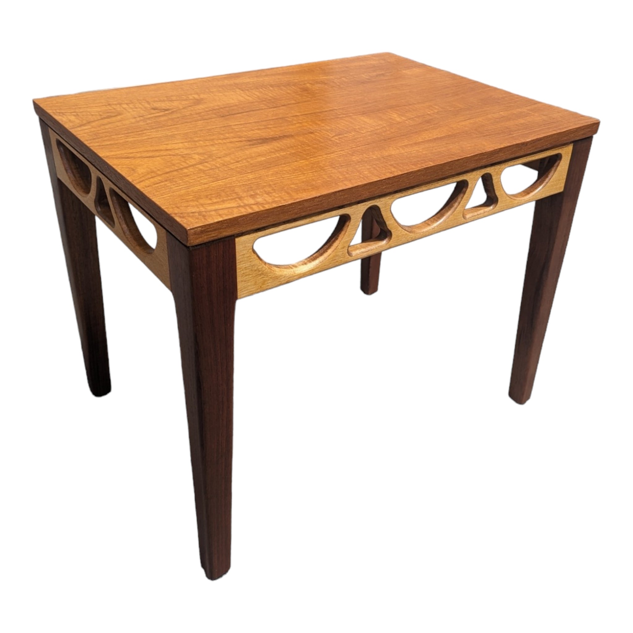 Original Avalon coffee table fully restored teak rectangle small – Vintage Luxury
