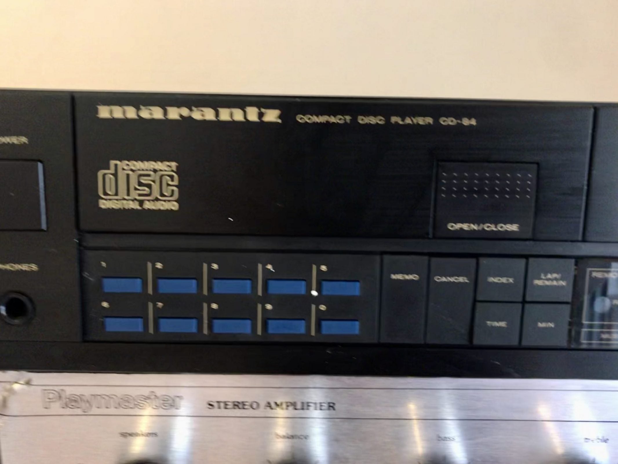 Original genuine Marantz CD-84 CD player with remote serviced working ...