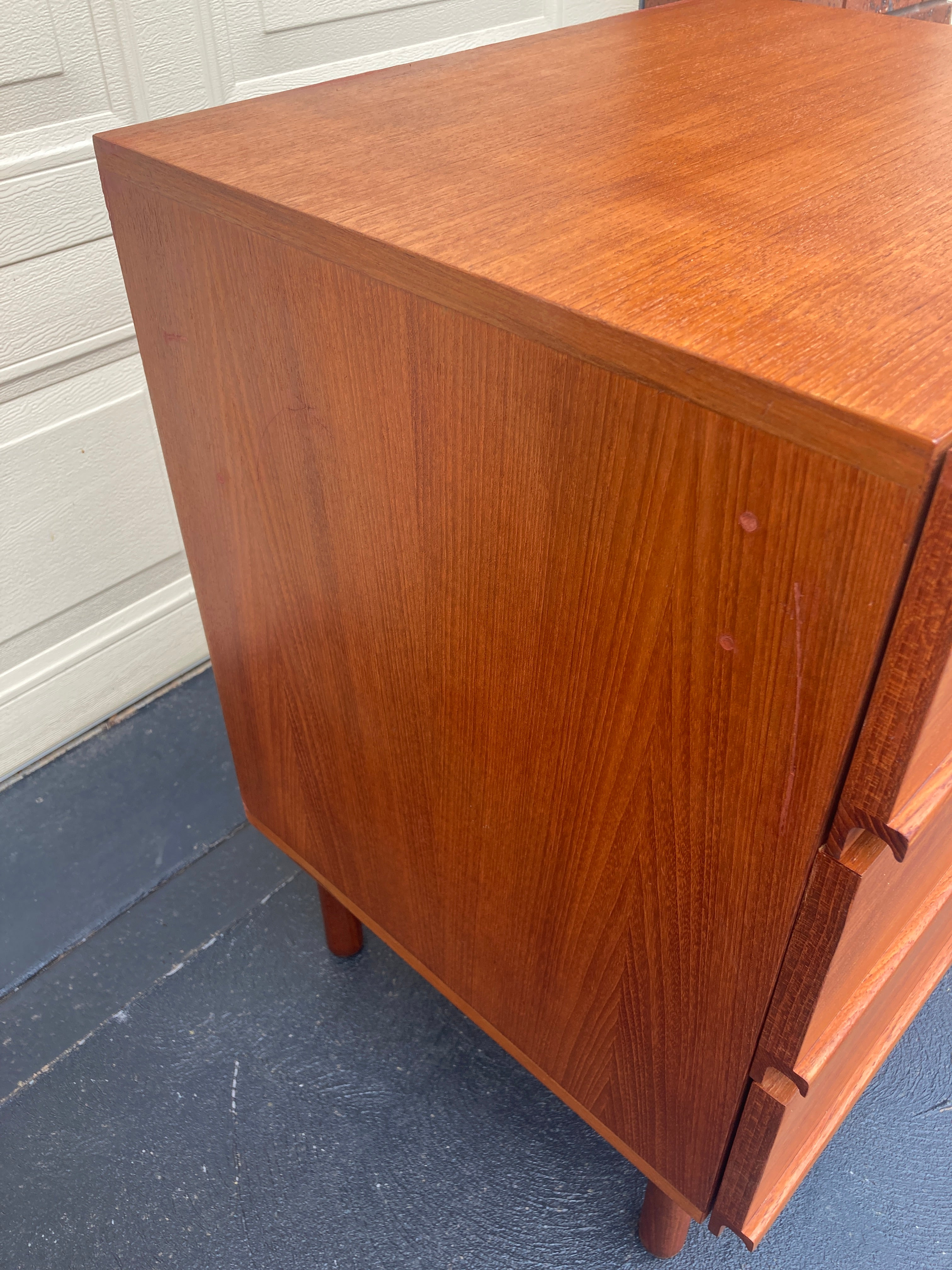 Parker lip sideboard modular bedside tables genuine restored MCM 1960s ...