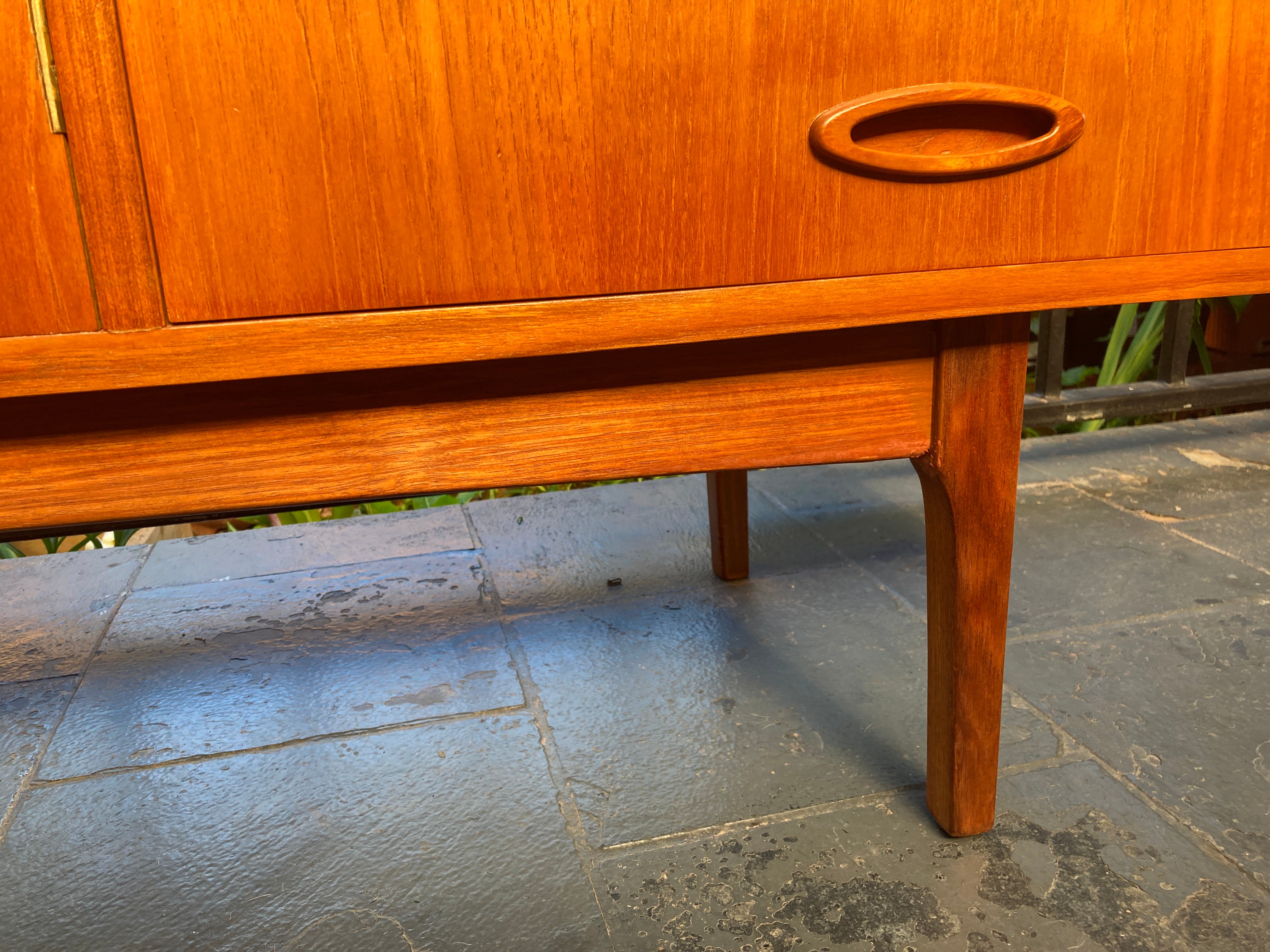 Fler 64 sideboard original restored mcm genuine teak buffet Fred Lowen ...