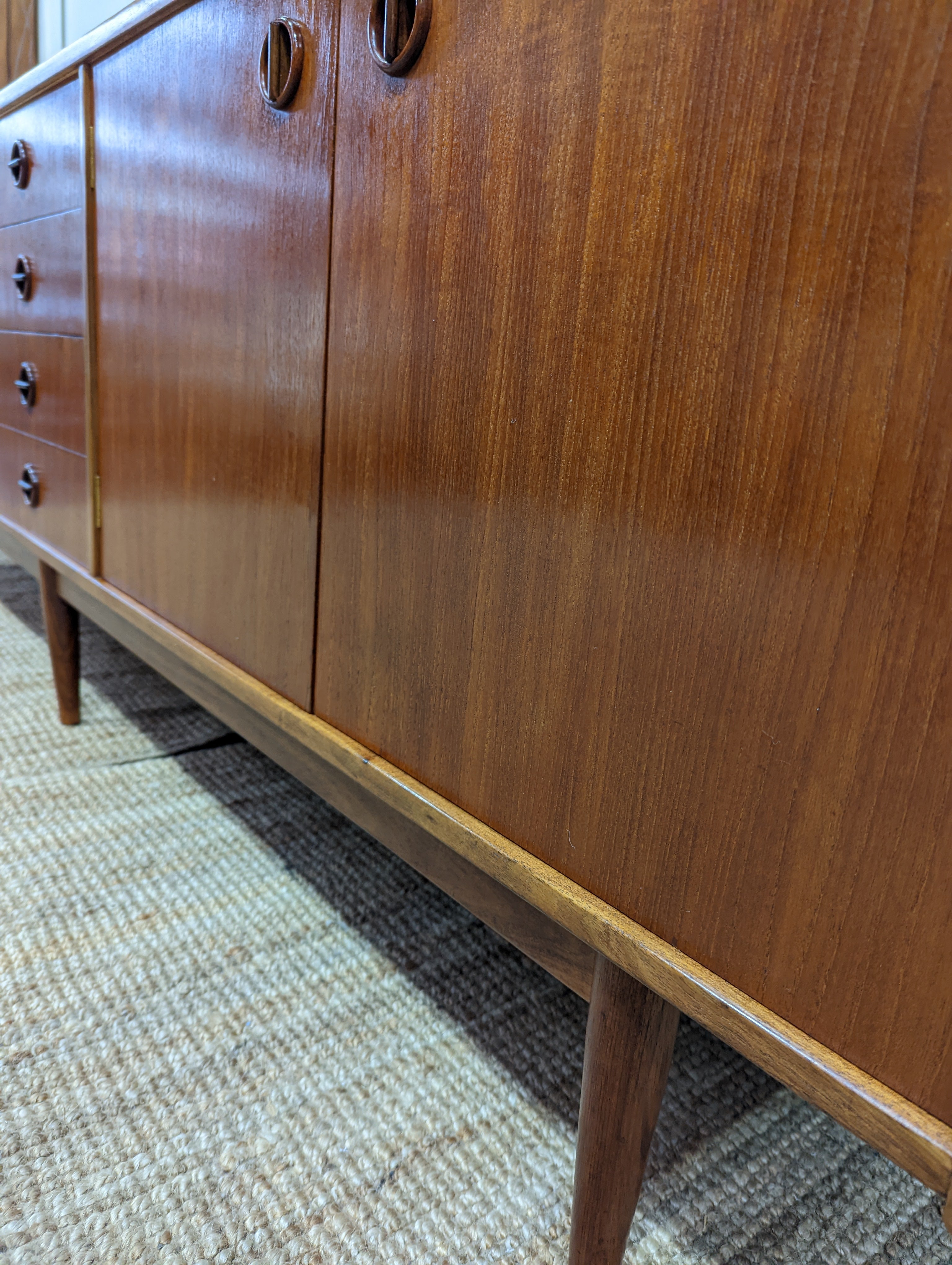 Pre order - Parker Sideboard Authentic Nordic 1960s “Cats Eyes” Vintag ...