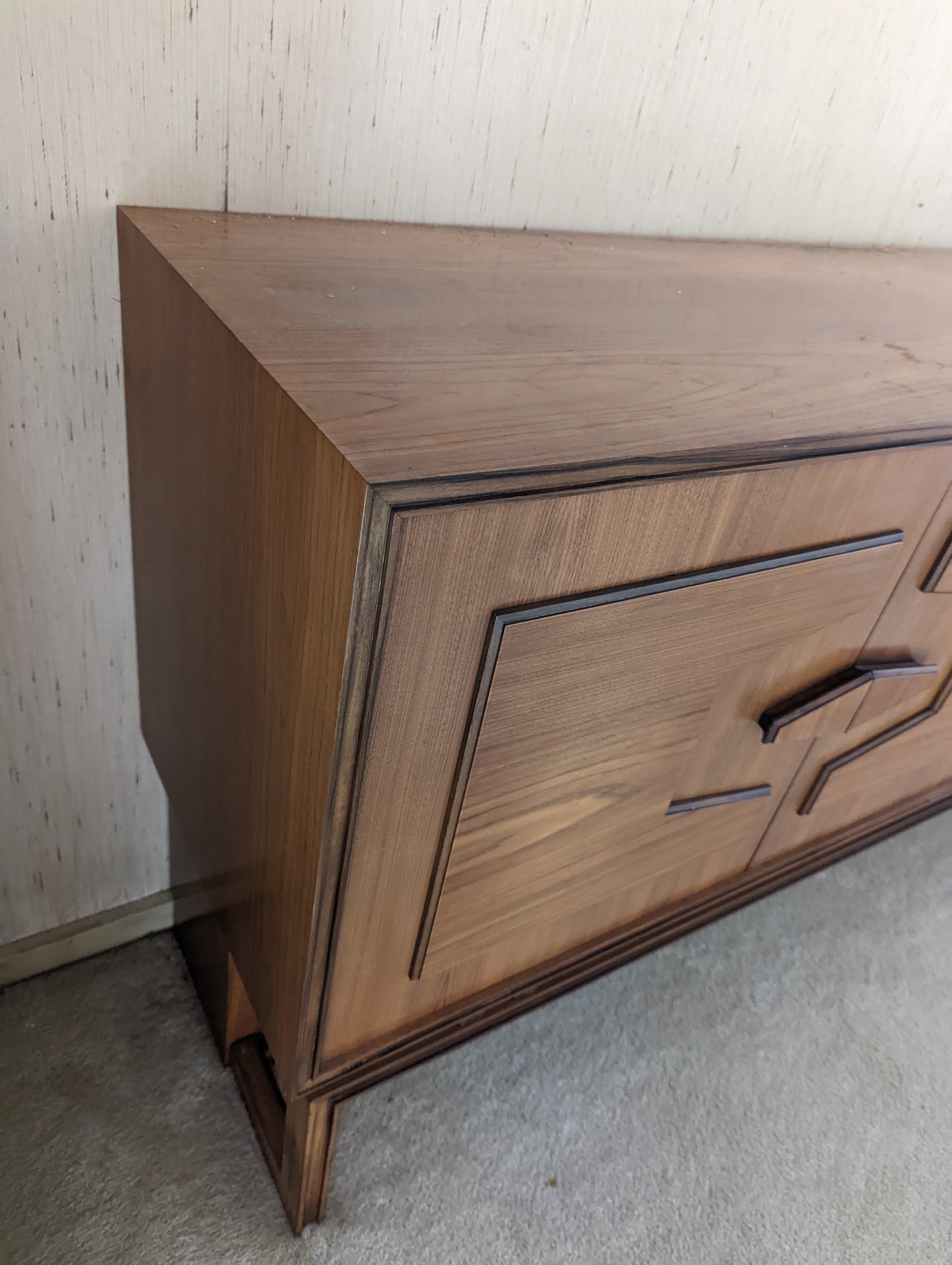 Rudowski bespoke sideboard extra long 3.1m teak 6 door MCM 1960-70s ...