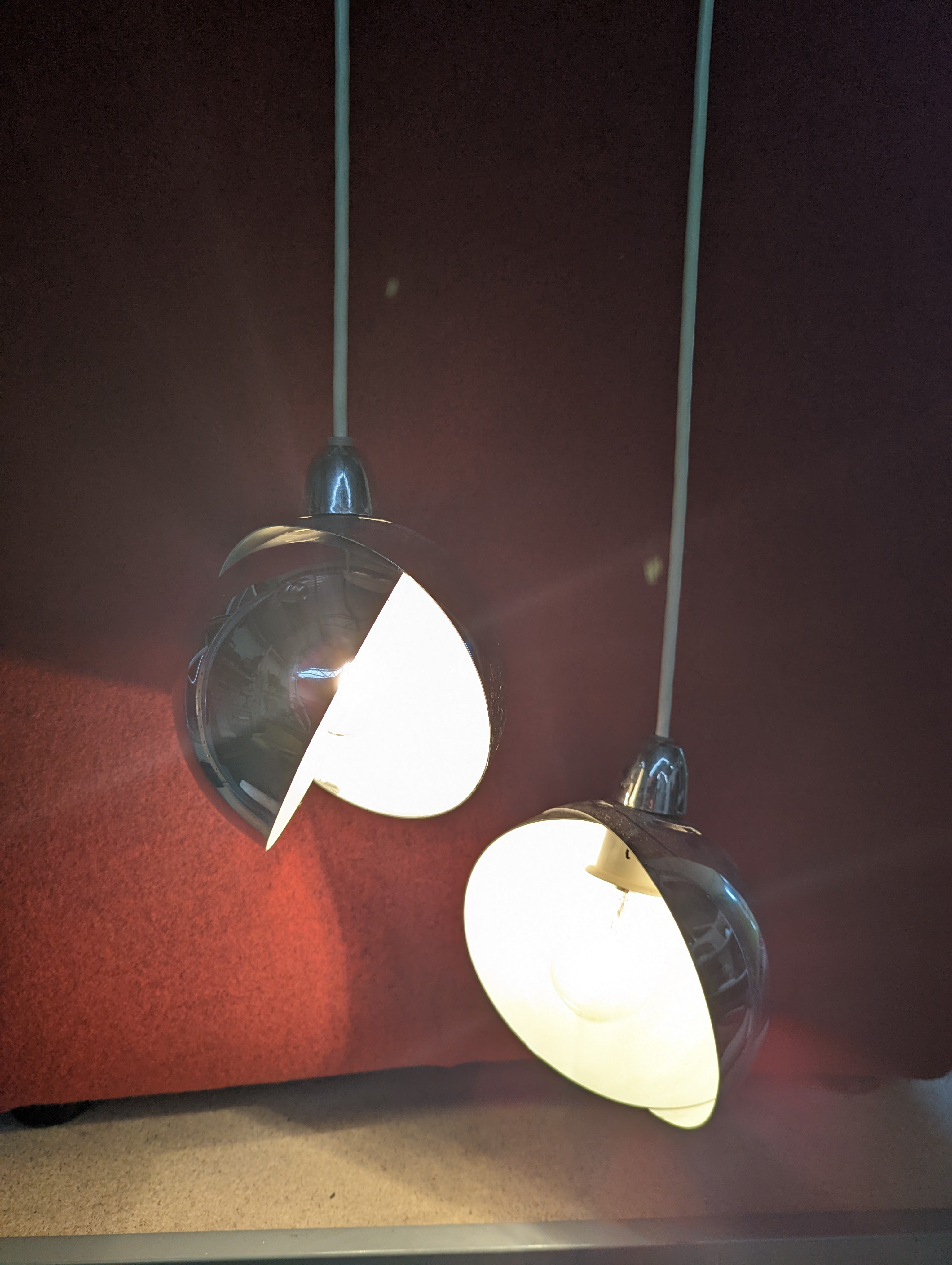 Dual MCM hanging downlight pendant R J Brodie Lighting – Vintage Luxury