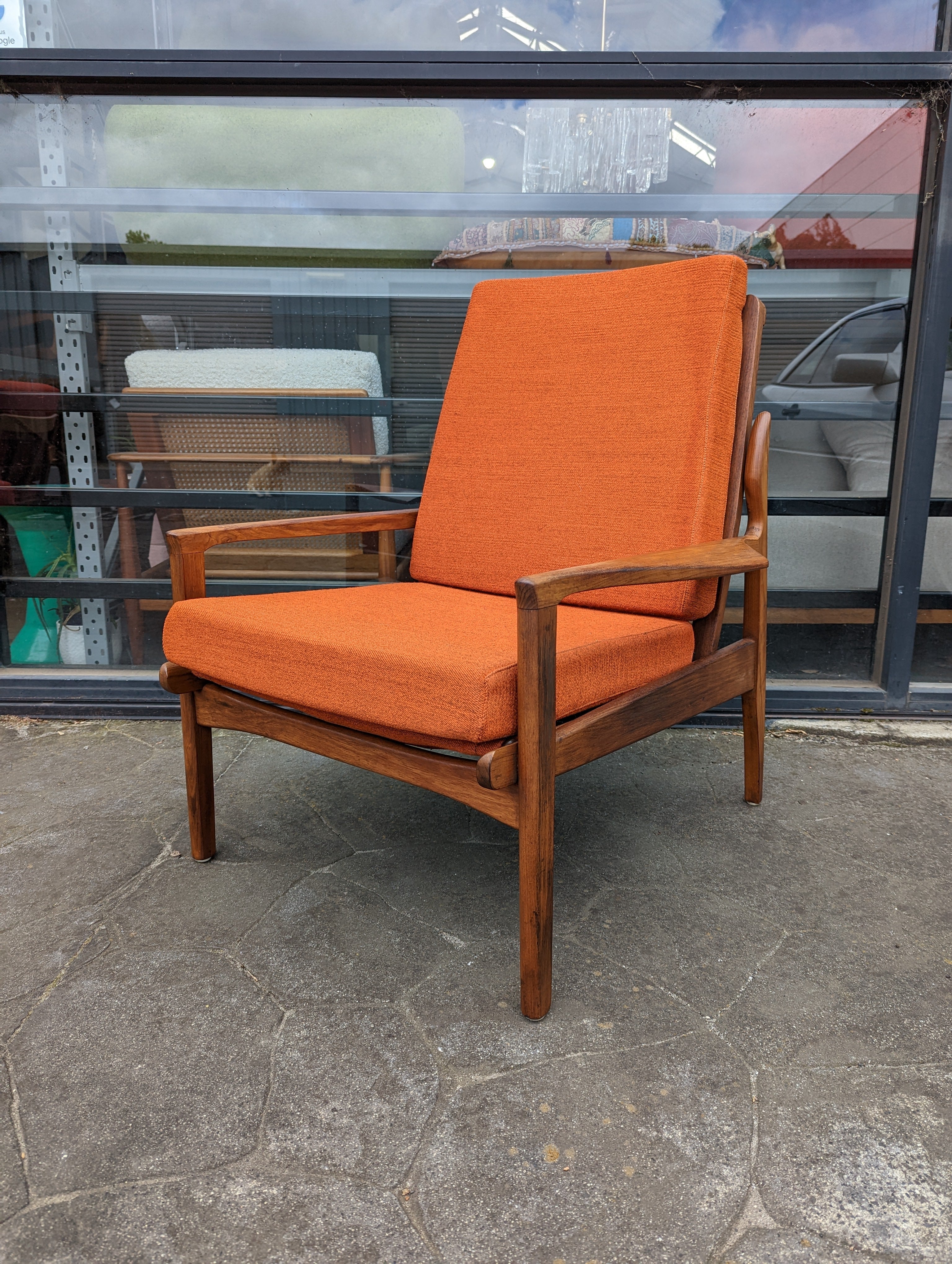 Fler Narvik highback armchair restored MCM vintage 1960s – Vintage Luxury