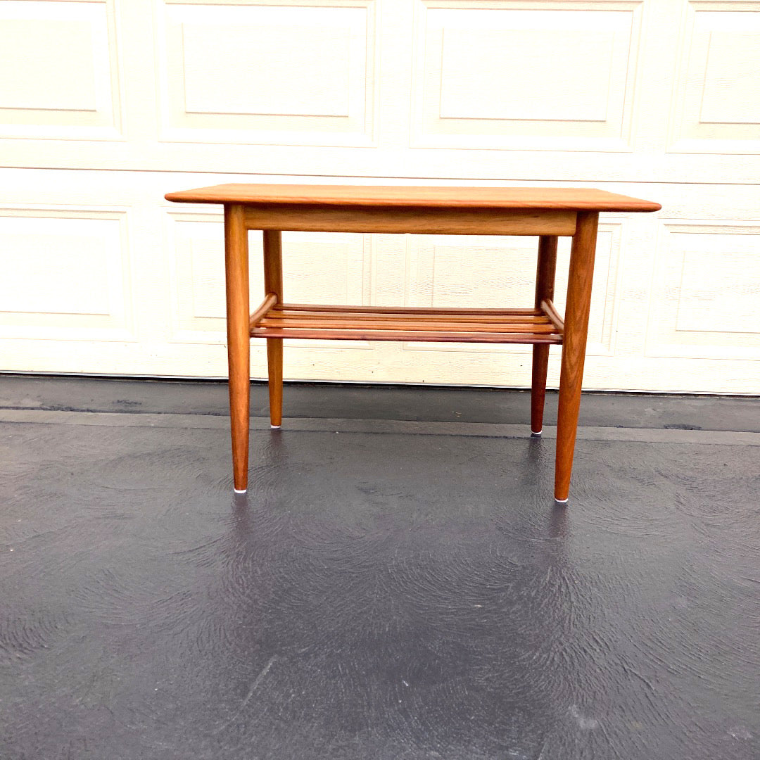 Genuine parker coffee table teak mid century MCM 1960s restored ...