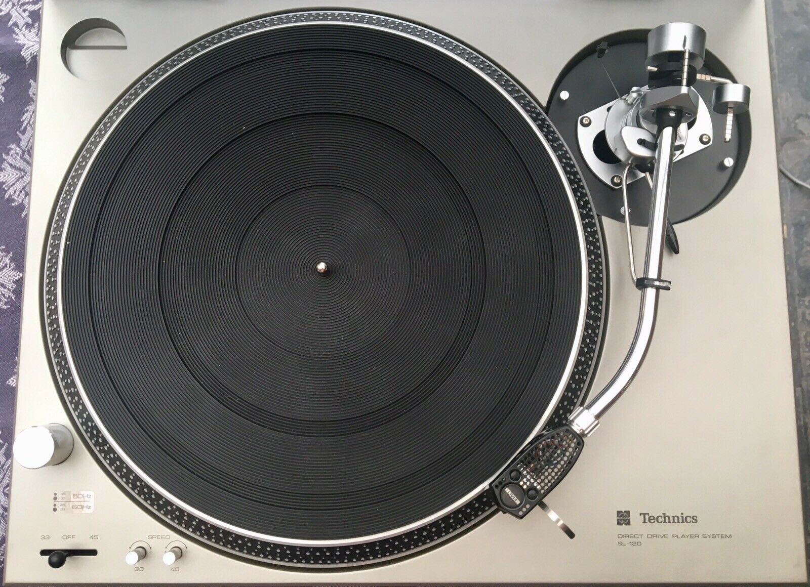 Technics SL-120 direct drive turntable vinyl original 1970s SL-1200 – Vintage Luxury